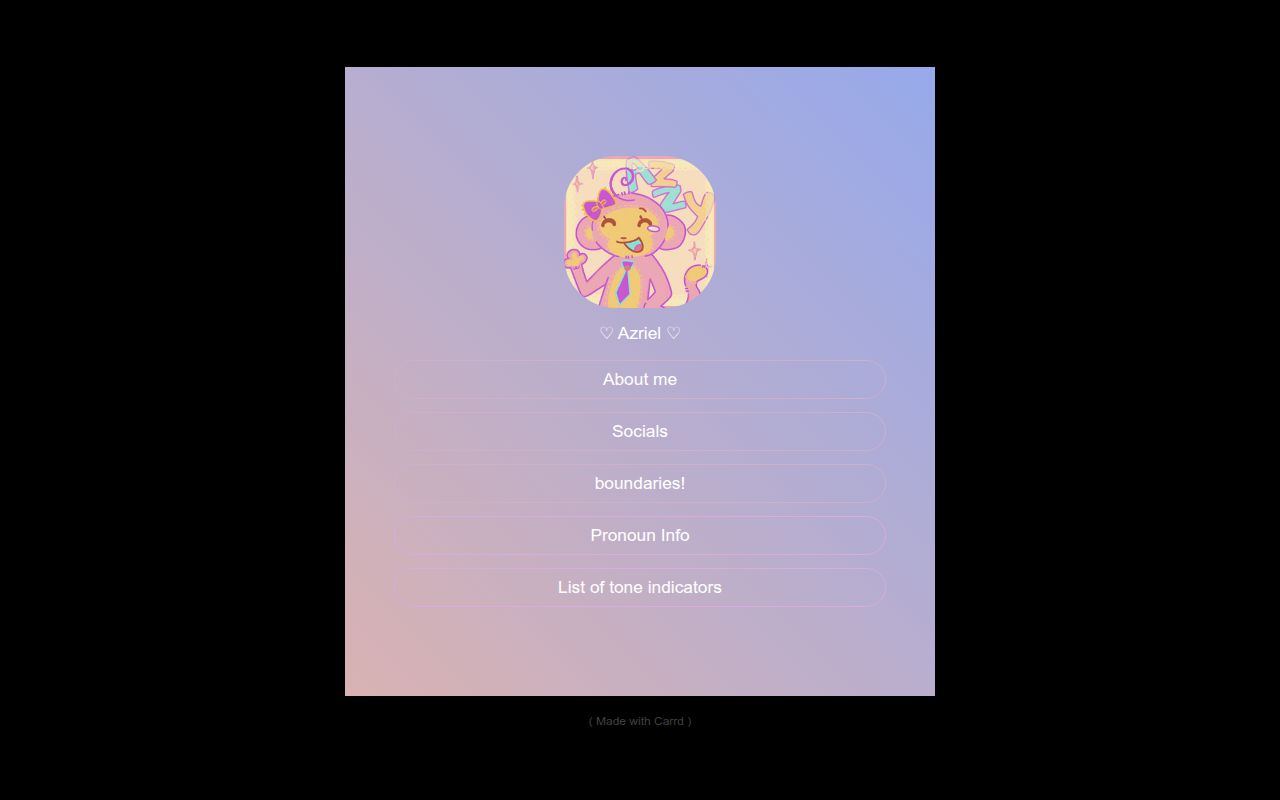 🌈↳˳;; Azriel ᵕ̈೫˚∗